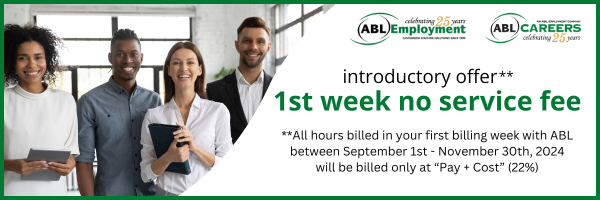 ABL Careers Introductory Offer | ABL Employment